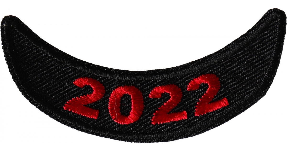 2022 Red Lower Rocker Year Patch by Ivamis Patches