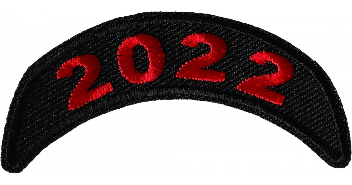 2022 Red Upper Rocker Year Patch by Ivamis Patches