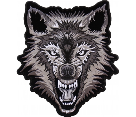 Wolf Patch, Large Animal Patches for Jackets by Ivamis Patches