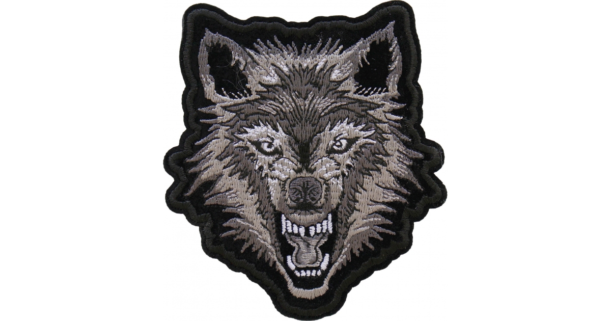 Snarling Wolf Patch by Ivamis Patches