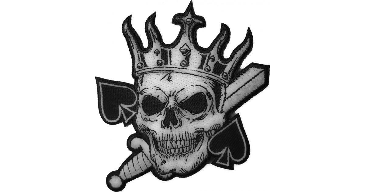 Spades Skull King Patch by Ivamis Patches