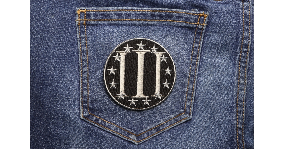 Three Percenter Patch | Embroidered Patches by Ivamis Patches