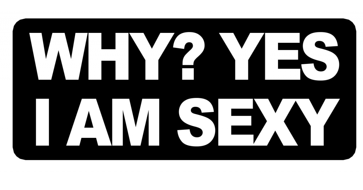 Why Yes I Am Sexy Patch Thecheapplace 4409