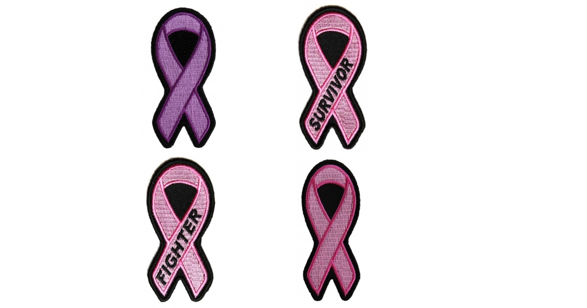 Breast Cancer Awareness Pink Ribbon Patch Set by Ivamis Patches