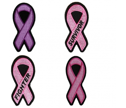 Breast Cancer Awareness Pink Ribbon Patch Set by Ivamis Patches