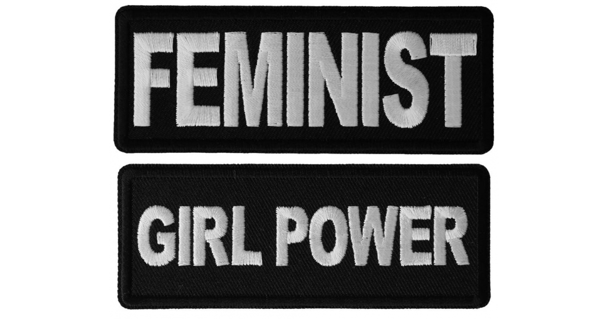 Feminist Girl Power Iron on Patch Set by Ivamis Patches