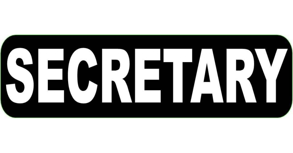 Secretary Sticker by Ivamis Patches