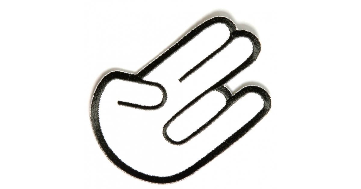 Shocker Hand Sign Patch | Naughty Patches -TheCheapPlace