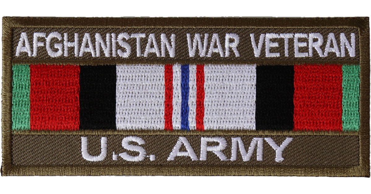 Afghanistan War Veteran US Army Patch, Military Vet Patches by Ivamis ...
