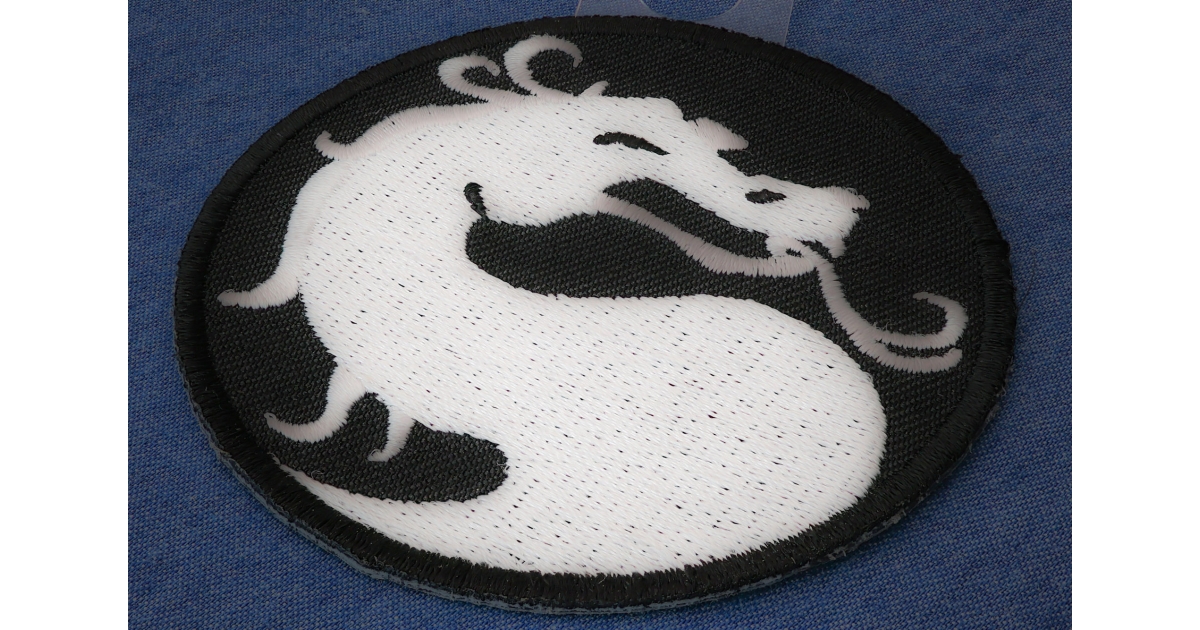 Iron On Dragon Patch, Small | Embroidered Patches by Ivamis Patches