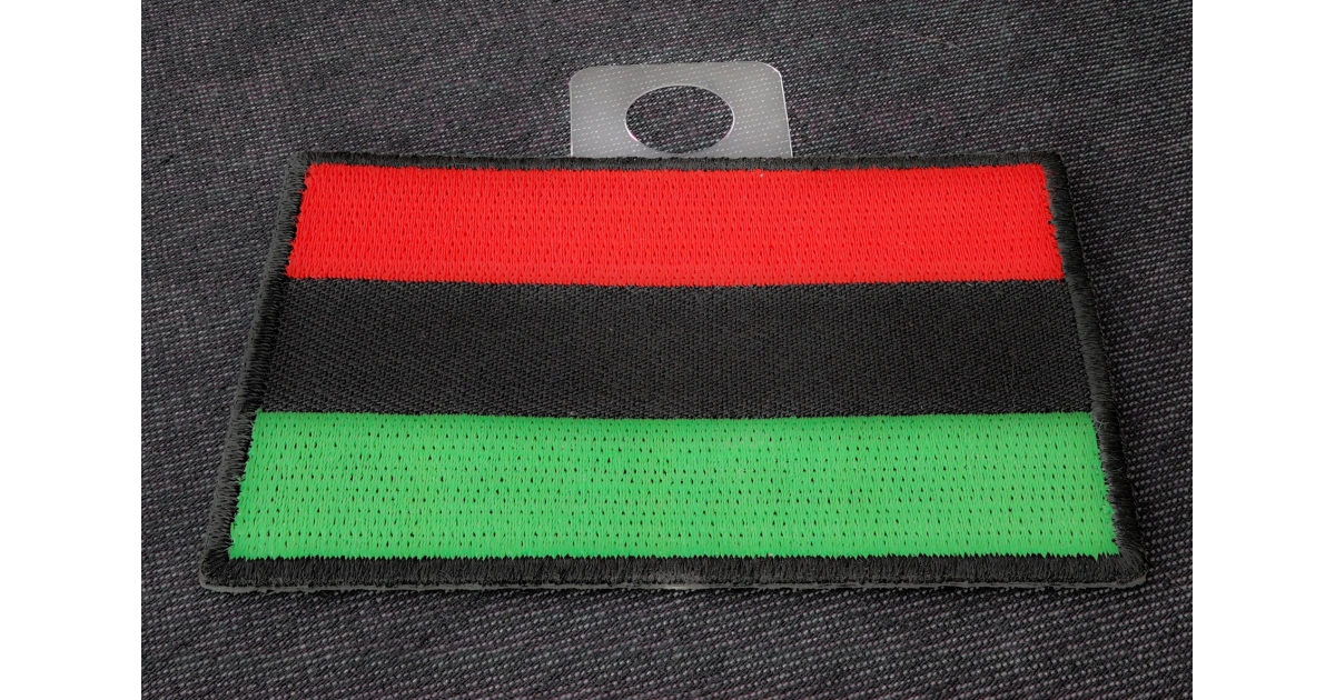 Africa Flag Embroidered Iron On Patch | Embroidered Patches by Ivamis ...