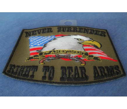 2nd Amendment Patch - Never Surrender - 2nd Amendment Patches by Ivamis ...