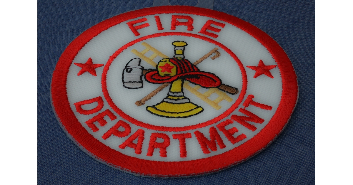 Firemen Patch - Fire Department Sign | Embroidered Patches by Ivamis ...