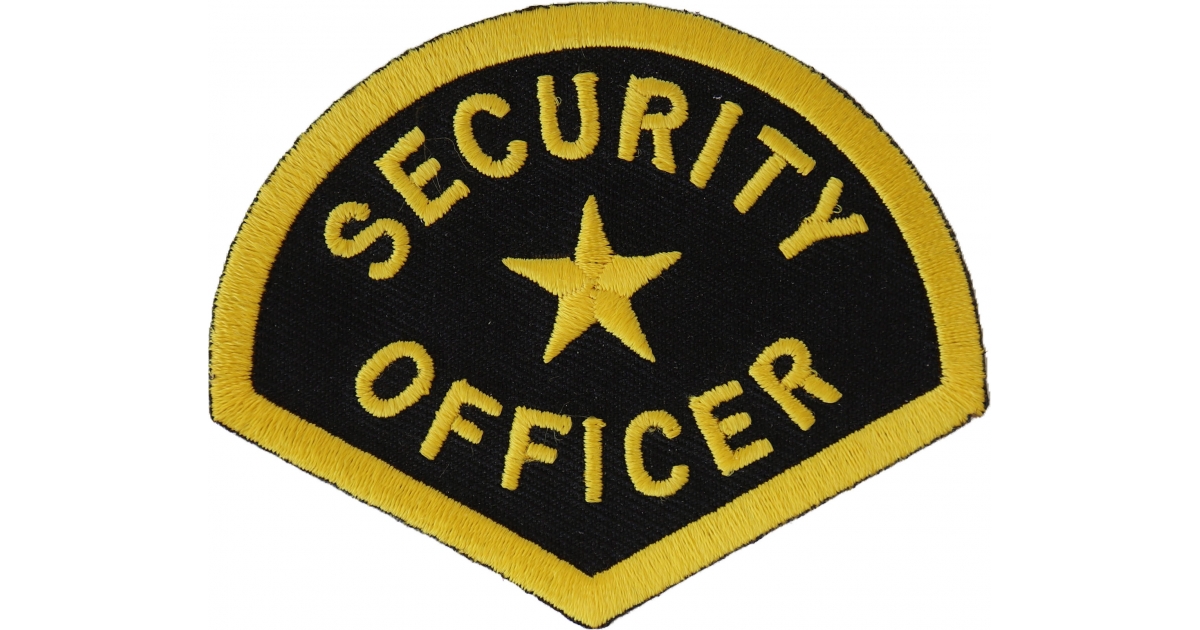 Security Officer Patch | Embroidered Patches by Ivamis Patches