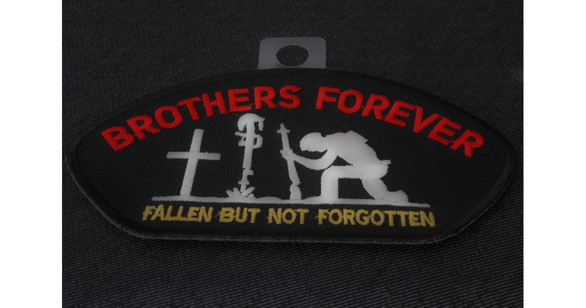 Brothers Forever Cap Patch | US Military Veteran Patches by Ivamis Patches