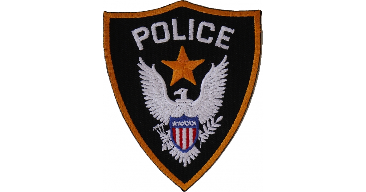 Police Patch - Embroidered Shield | Embroidered Patches by Ivamis Patches