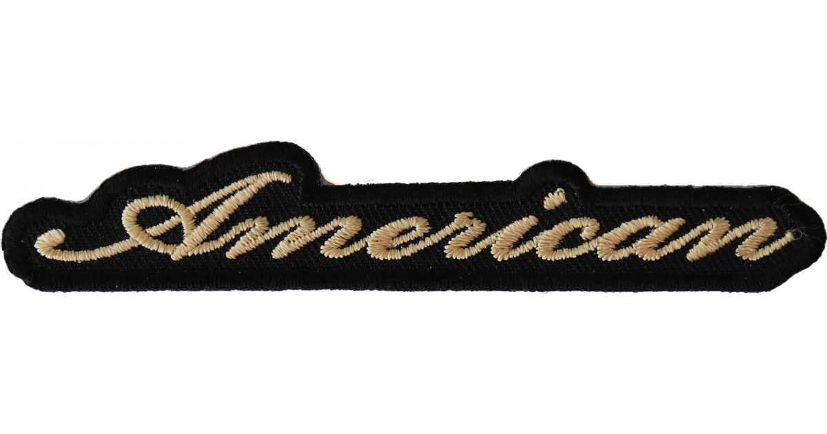 Iron On Patch: American Small | Embroidered Patches by Ivamis Patches