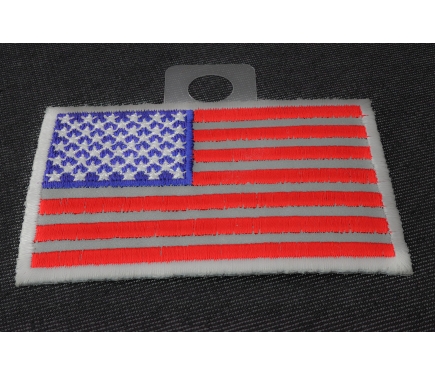 American Flag Reflective Patch | Embroidered Patches by Ivamis Patches