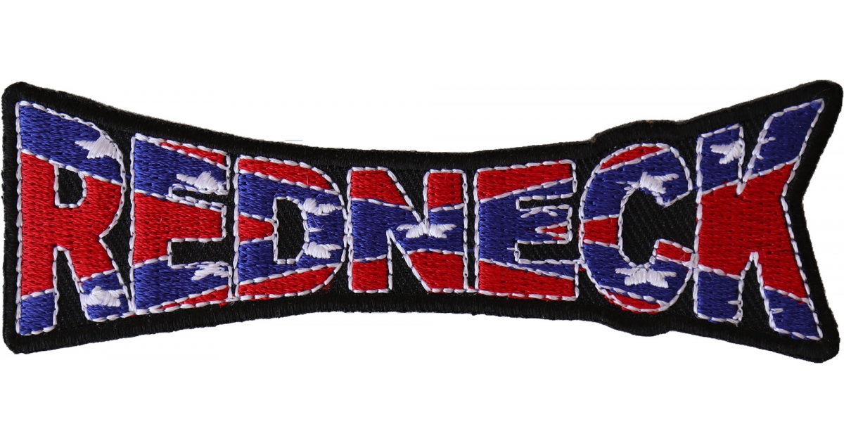 Iron On Redneck Rebel Patch | Embroidered Patches by Ivamis Patches