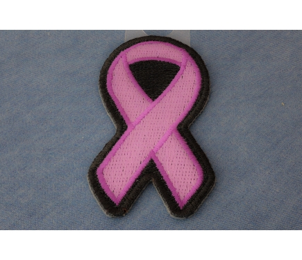 Purple Ribbon Breast Cancer Survivor Iron On Patch | Embroidered ...