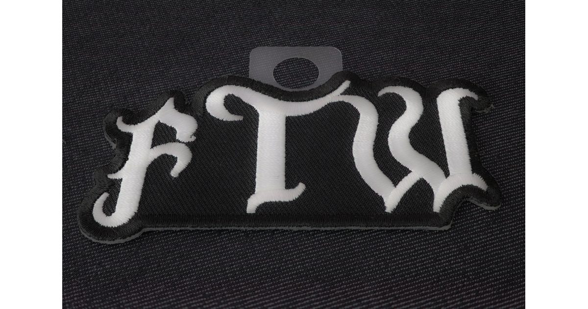 FTW Patch - Biker Saying Patches by Ivamis Patches