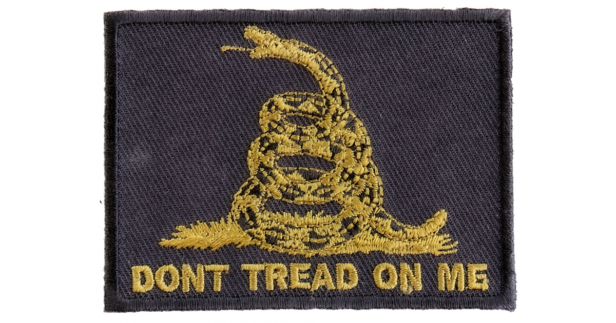 Green Black Gadsden Flag Patch | US Military Veteran Patches by Ivamis ...