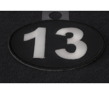 Lucky 13 Patch - Embroidered Iron On | Embroidered Patches by Ivamis ...
