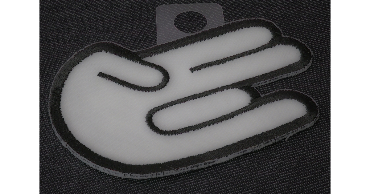 Iron On Shocker Hand Sign Iron On Patch | Embroidered Patches by Ivamis ...