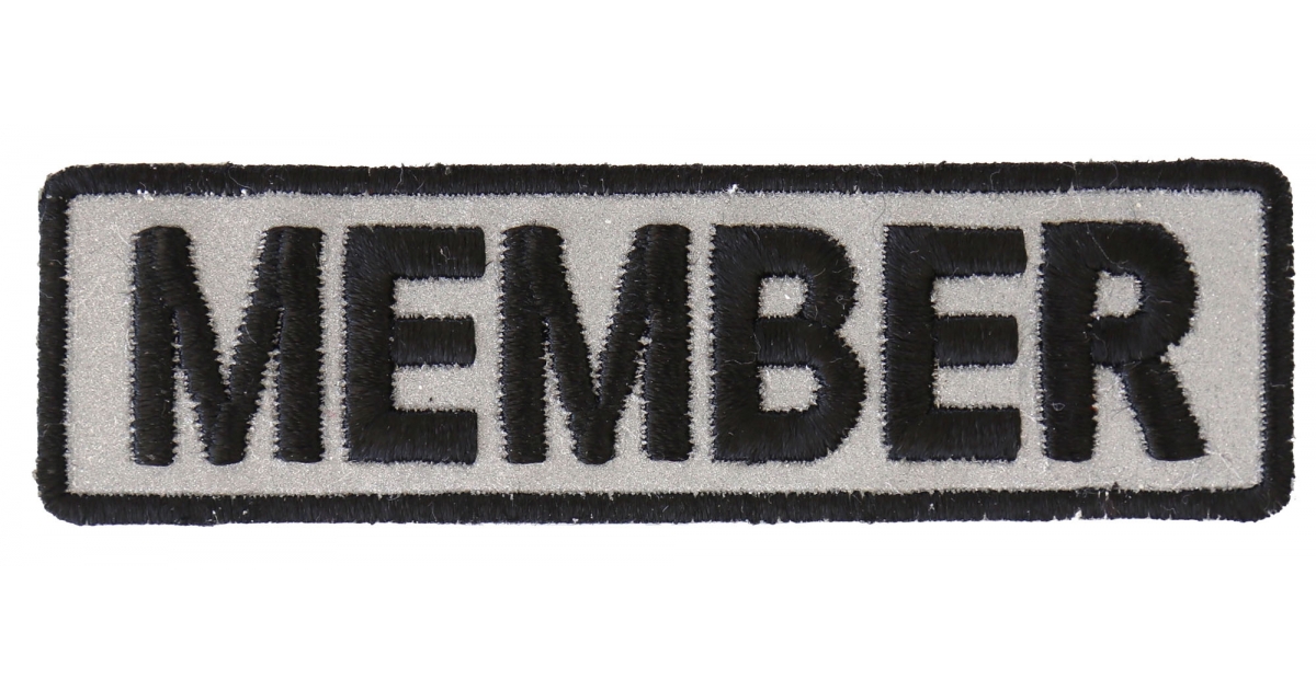 Member Patch, Motorcycle Club Patches for Bikers by Ivamis Patches
