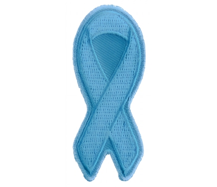 Blue Ribbon Embroidered Patch by Ivamis Patches