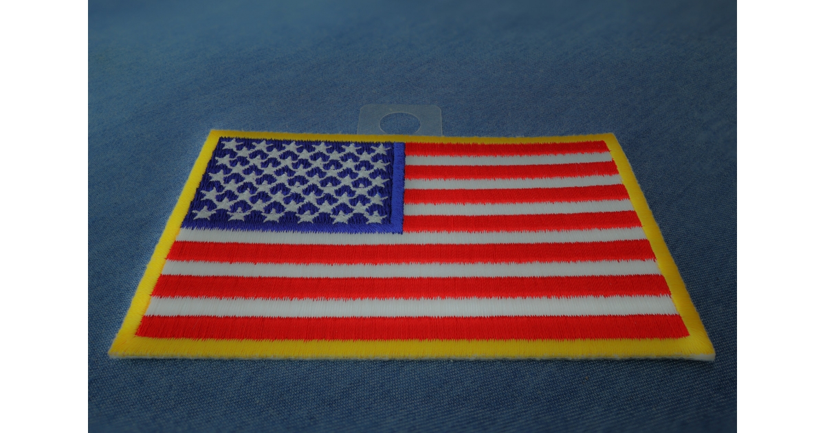 Embroidered American Flag 4 Inch | Embroidered Patches by Ivamis Patches