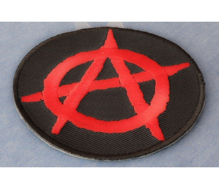 Anarchy Patch 3 Inch Round Iron On Patch | Embroidered Patches by ...