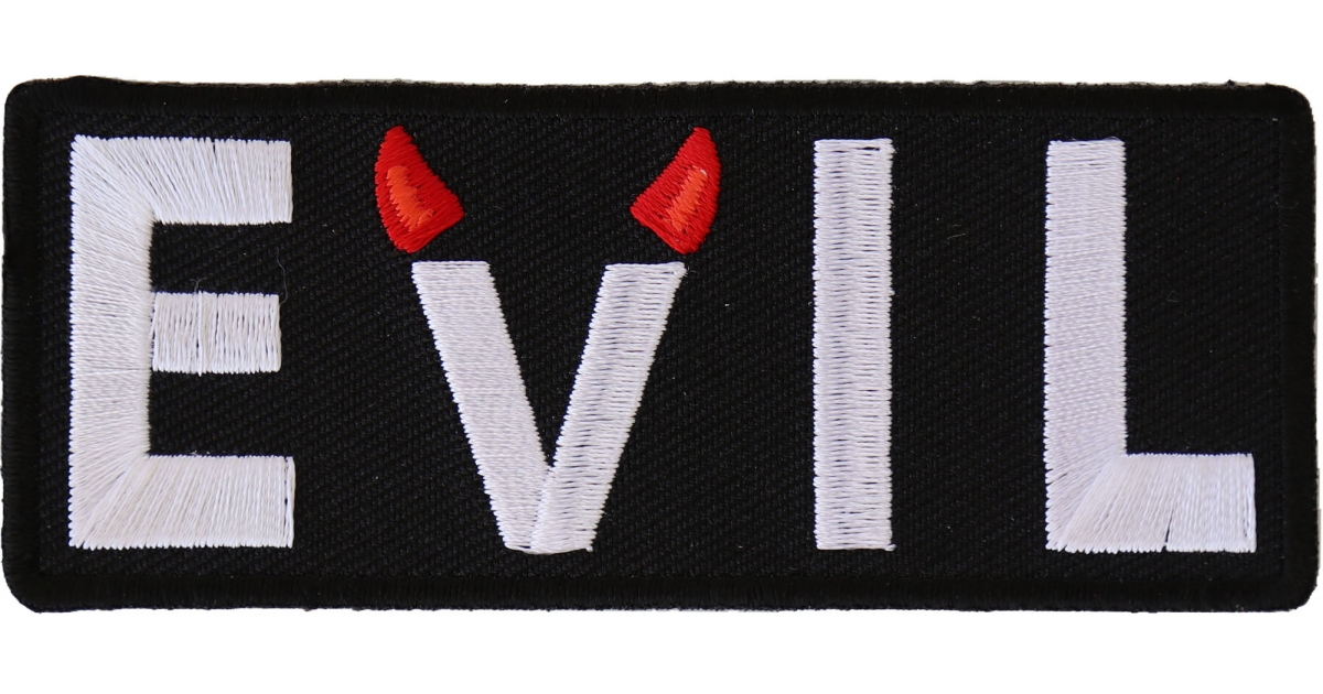Evil Patch - Embroidered Devil's Ears | Embroidered Patches by Ivamis ...
