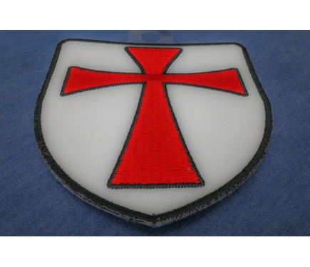 Knights Templar Shield Patch | Embroidered Patches by Ivamis Patches