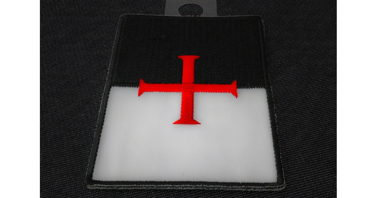 Knights Templar Flag Patch | Embroidered Patches by Ivamis Patches