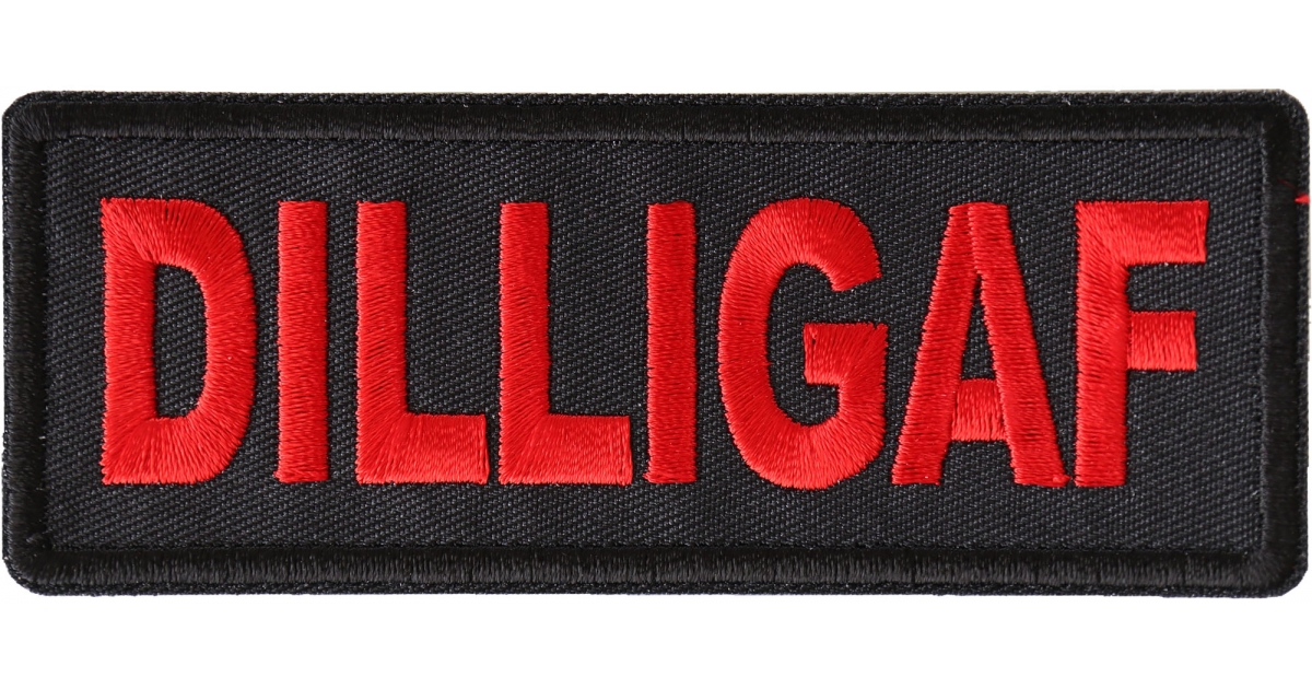 Dilligaf Patch - Biker Saying Patches by Ivamis Patches