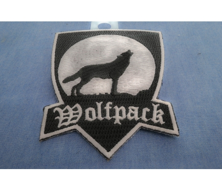 Wolfpack Patch With Howling Wolf | Embroidered Patches by Ivamis Patches