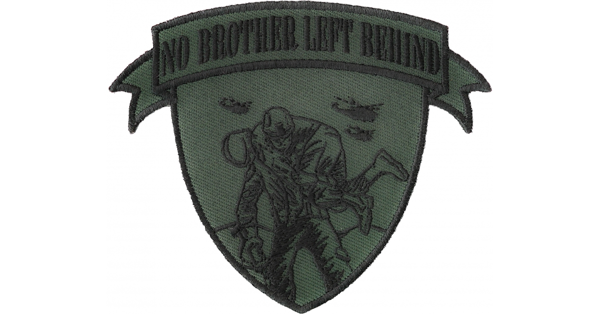 No Brother Left Behind Small Patch In Green Black | US Military Veteran ...