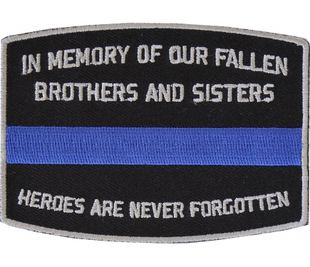 Fallen Officer Memorial Patch | Embroidered Patches by Ivamis Patches