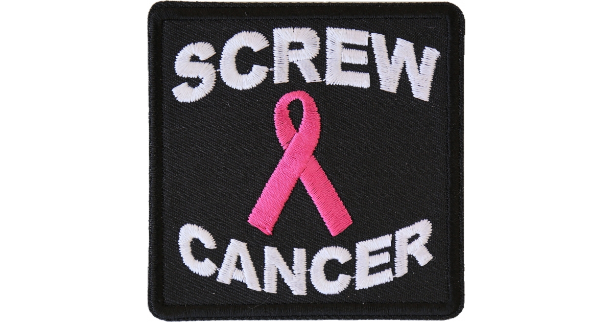 Screw Cancer Patch | Embroidered Patches by Ivamis Patches