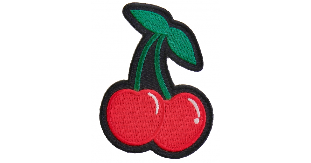 Cherry Patch | Embroidered Patches by Ivamis Patches