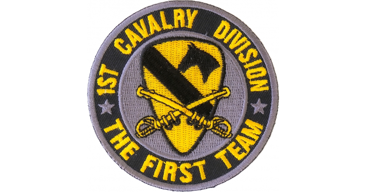 1st Cavalry Division Patch The First Team by Ivamis Patches