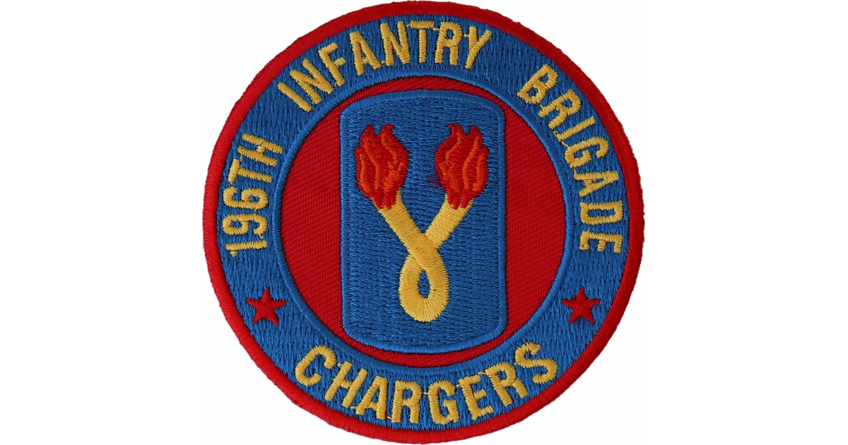 196th Infantry Brigade Patch Chargers by Ivamis Patches