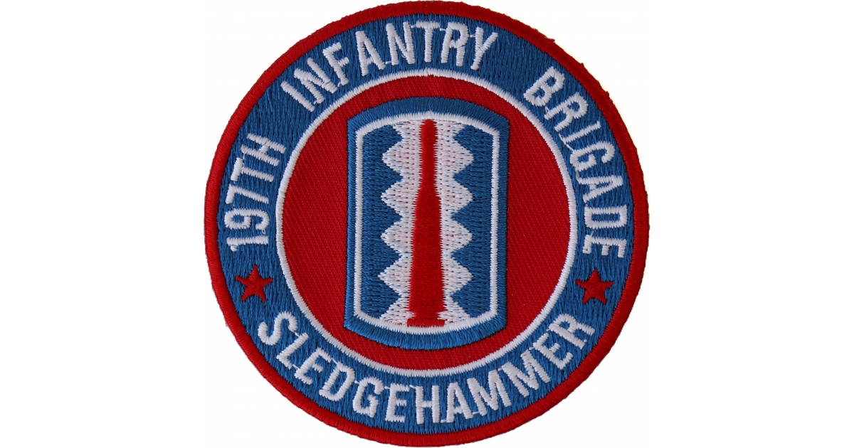 197th Infantry Brigade Patch Sledgehammer by Ivamis Patches