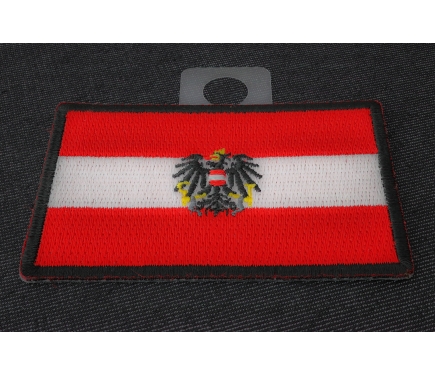 Austrian Flag Patch by Ivamis Patches