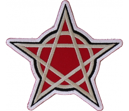 Witch Pentagram Patch, Iron on Patches by Ivamis Patches