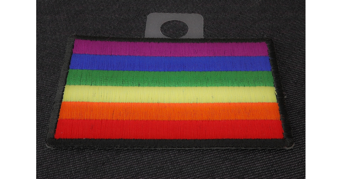 Rainbow Flag Patch by Ivamis Patches
