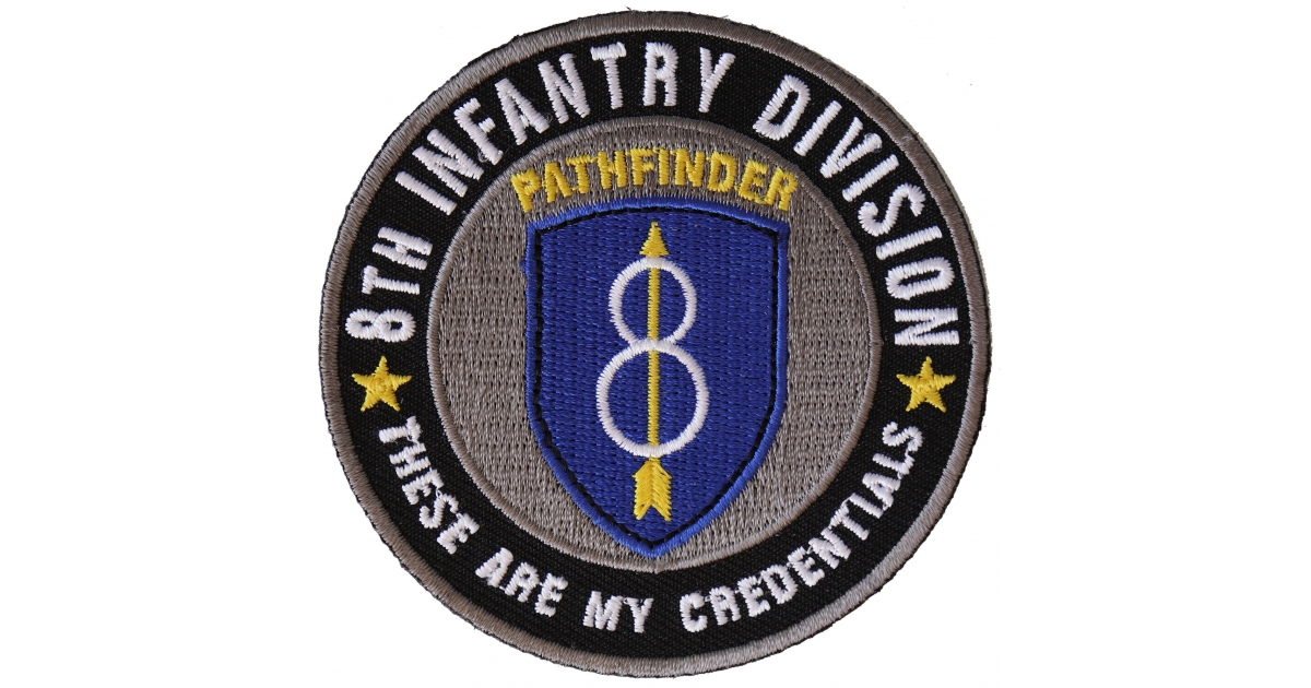 8th Infantry Division Pathfinder Patch by Ivamis Patches