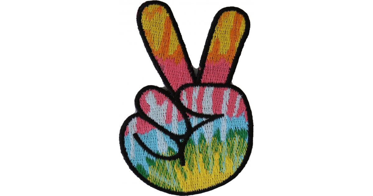 Colorful Peace Hand