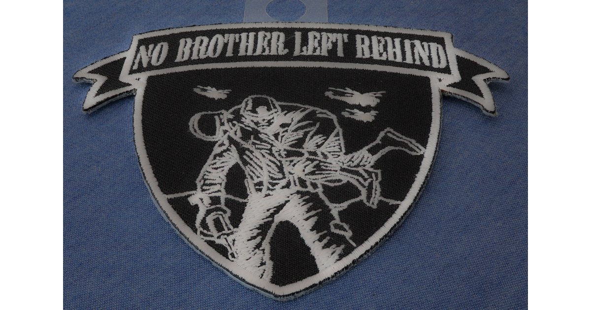 No Brother Left Behind Soldier Carrying Soldier Patch by Ivamis Patches